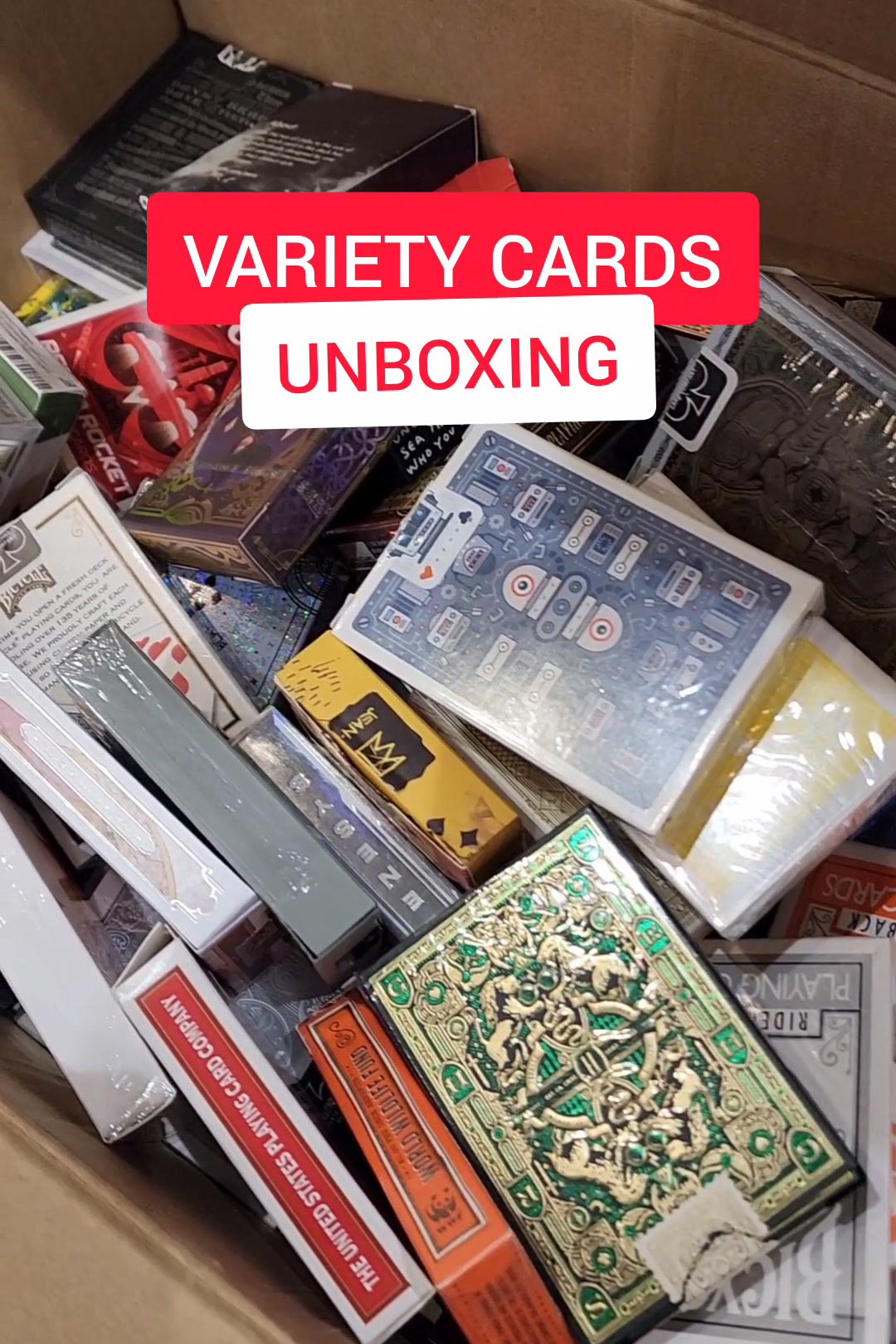 Variety Playing Cards Unboxing – RunIt Decks