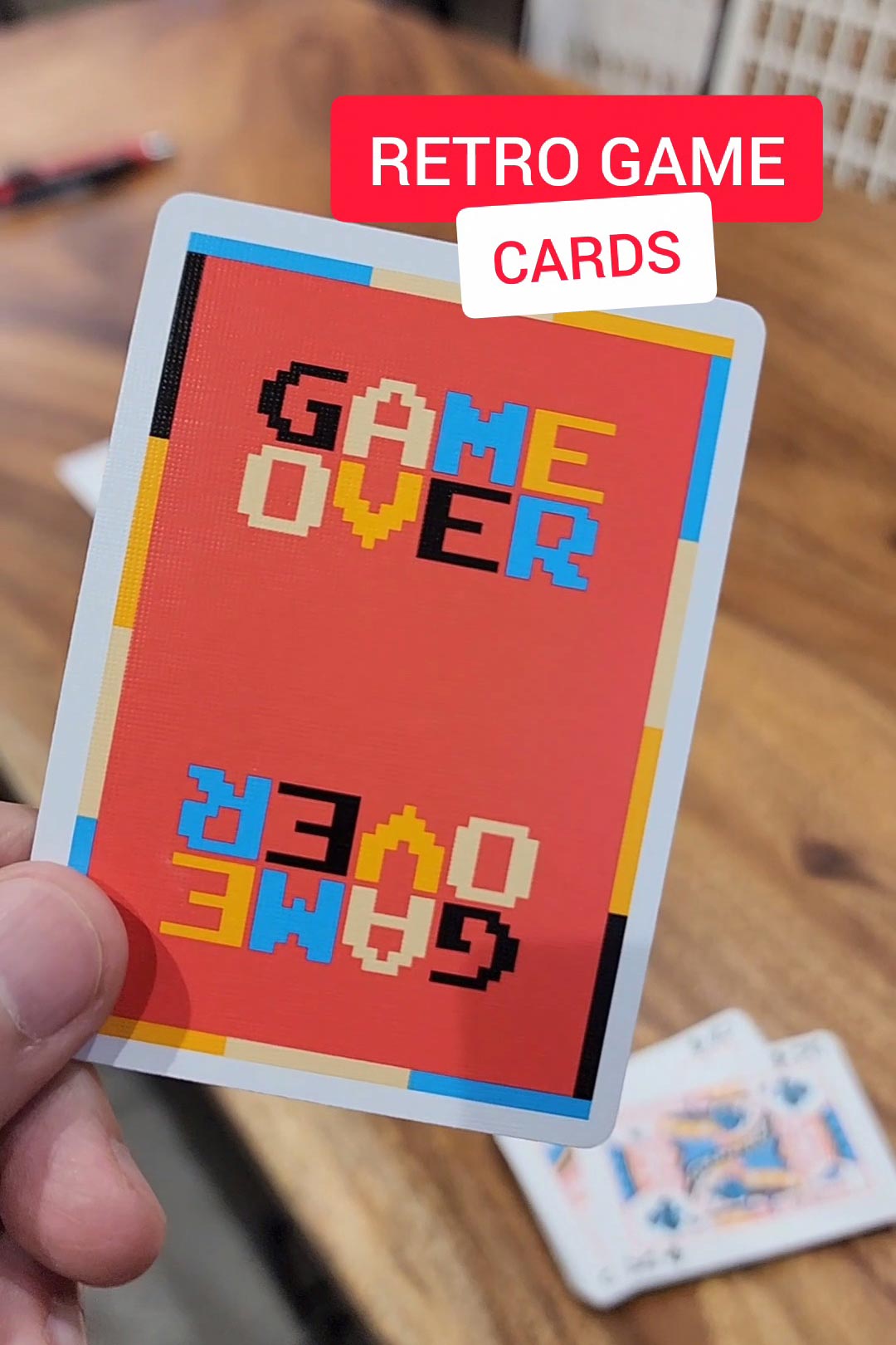 Game Over Playing Cards: A retro game inspired cards – RunIt Decks