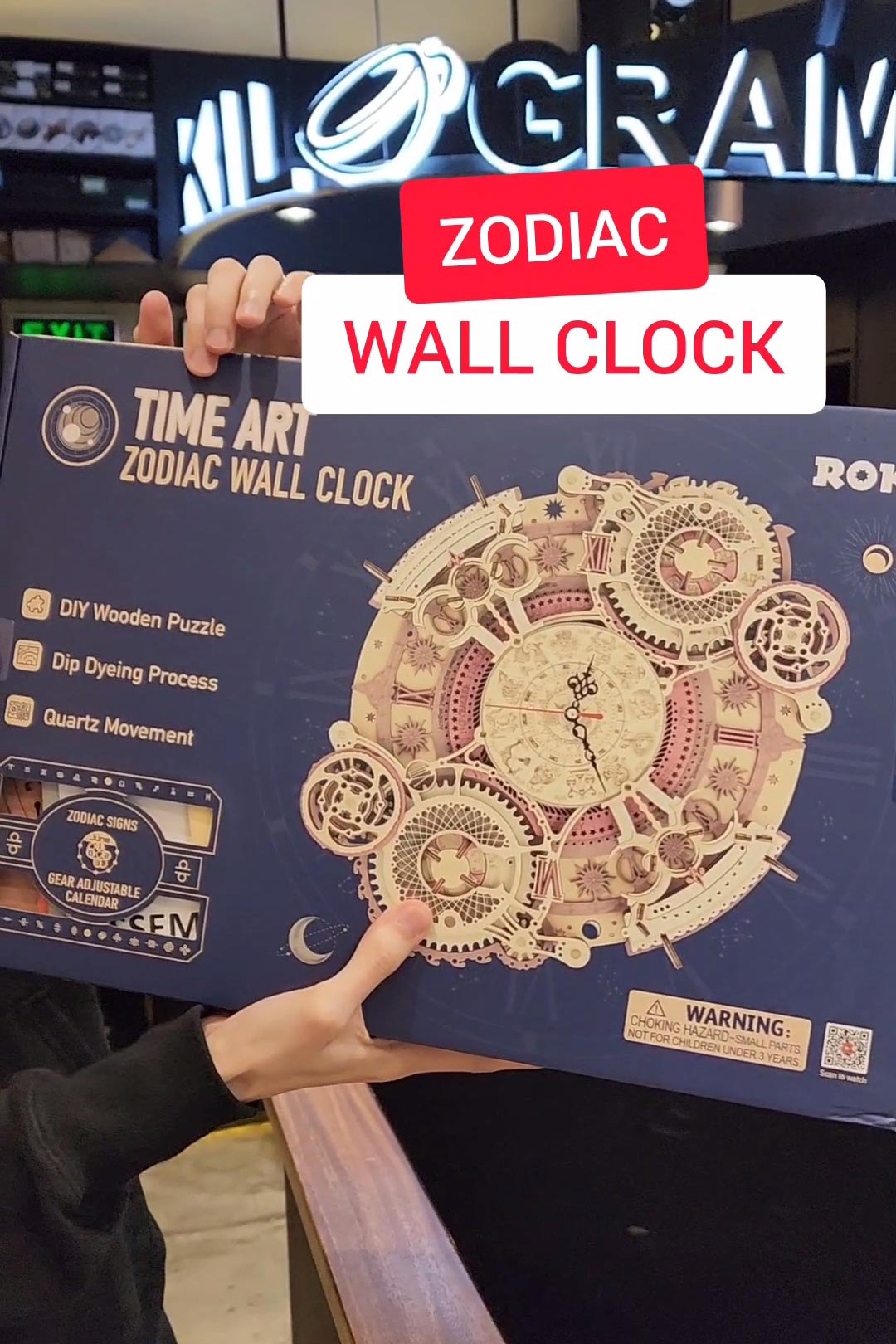Zodiac Wall Clock: A DIY Mechanical Time Art Unboxing – RunIt Decks