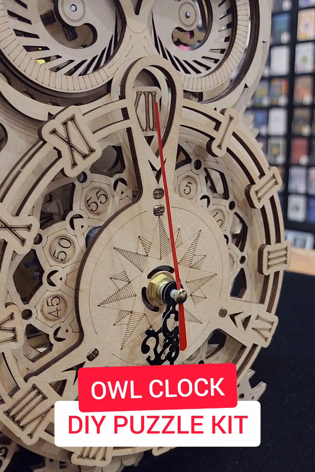 Mechanical Owl Clock DIY Puzzle Kit – RunIt Decks