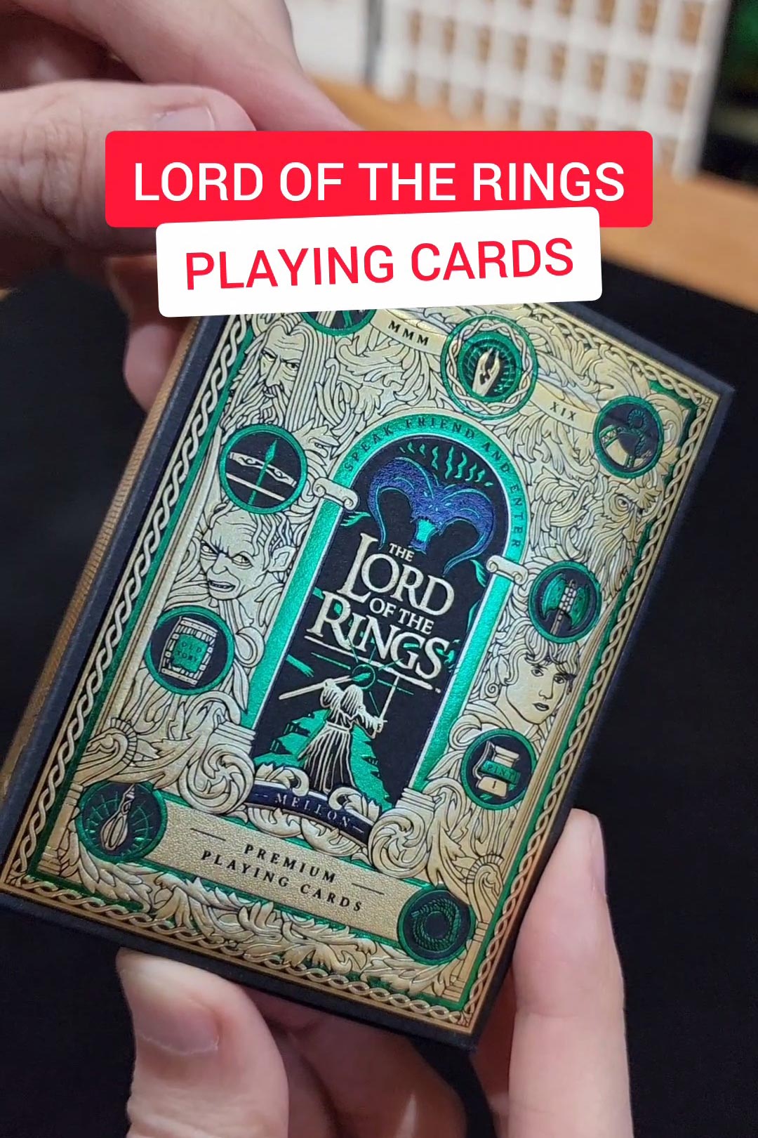 Unboxing Lord of the Rings Playing Cards by Theory11 – RunIt Decks