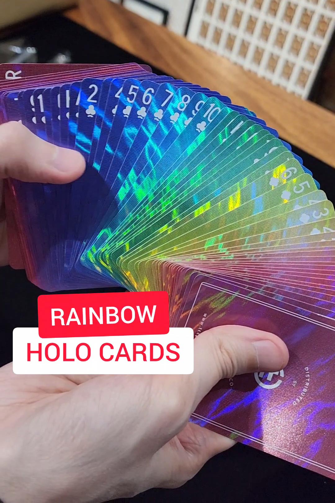 Rainbow Holographic Playing Cards – RunIt Decks