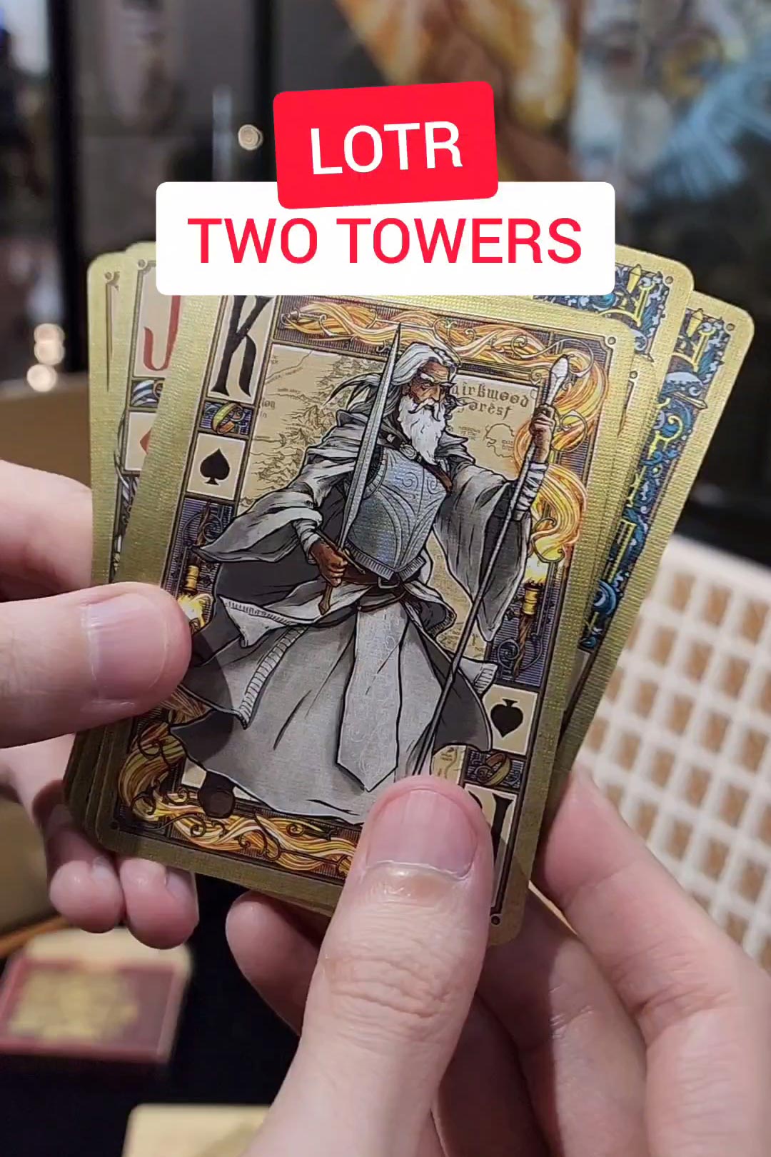 Lord of the Rings Two Towers Foiled Edition Playing Cards – RunIt Decks
