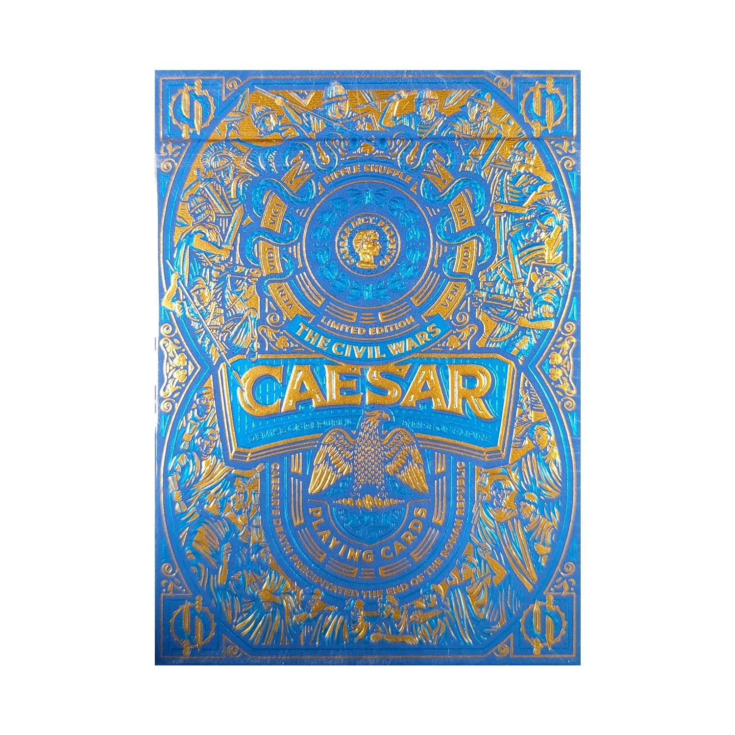 Caesar Blue Playing Cards – RunIt Decks
