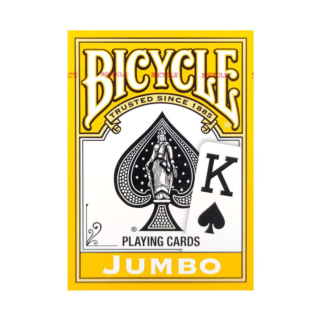 Bicycle Colored Rider Back Jumbo Index Yellow Playing Cards – RunIt Decks