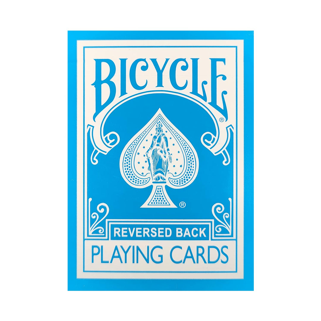 Bicycle Reversed Light Blue Playing Cards – RunIt Decks