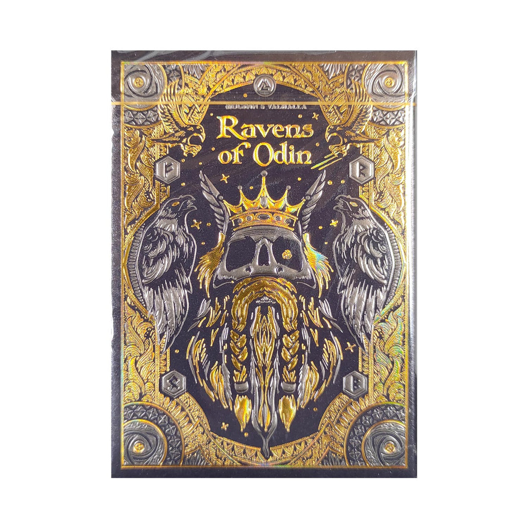 Ravens of Odin Huginn's Valhalla Gilded Playing Cards – RunIt Decks