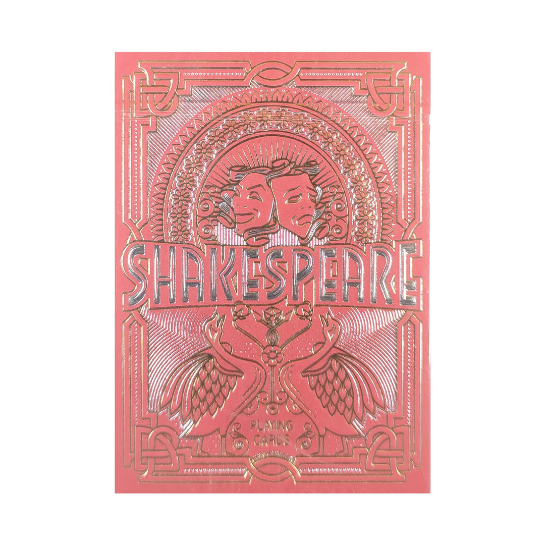 Shakespeare Burgundy Playing Cards – RunIt Decks