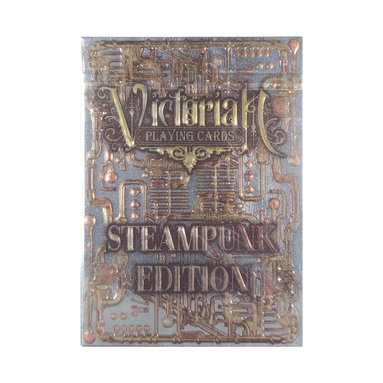 Victorian Steampunk Silver Playing Cards – RunIt Decks