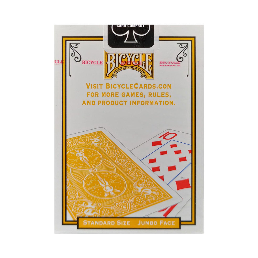 Bicycle Colored Rider Back Jumbo Index Yellow Playing Cards – RunIt Decks