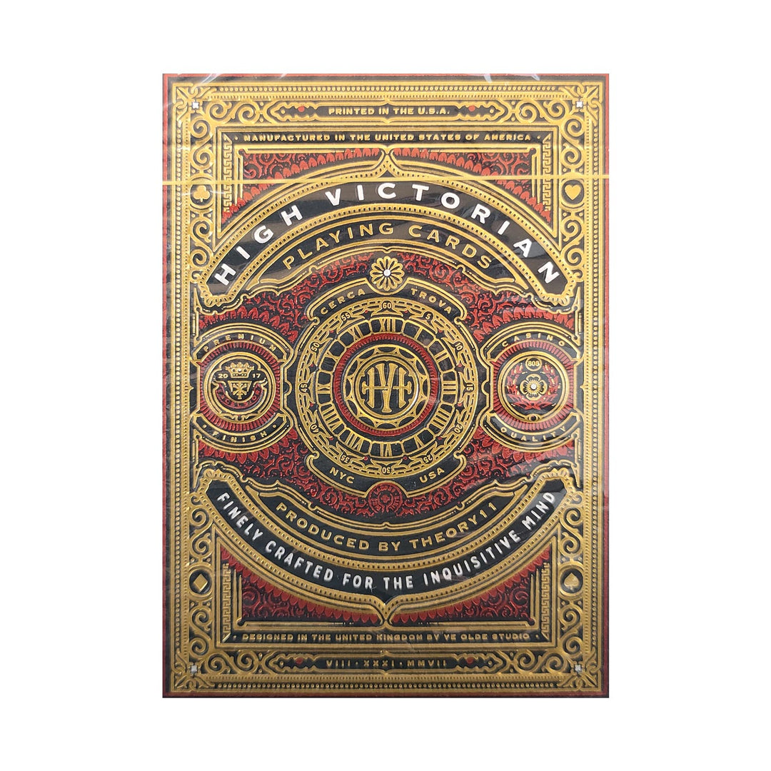 High Victorian Red Playing Cards – RunIt Decks