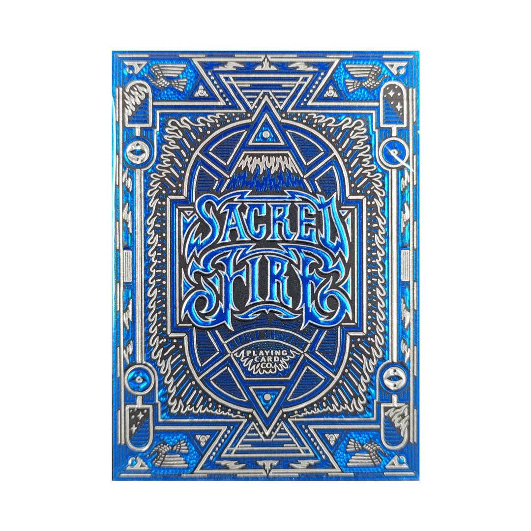 Sacred Fire Sapphire Blaze Playing Cards – RunIt Decks